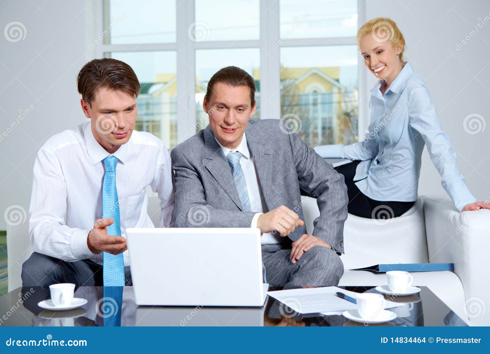 Working together stock photo. Image of employment, colleague - 14834464