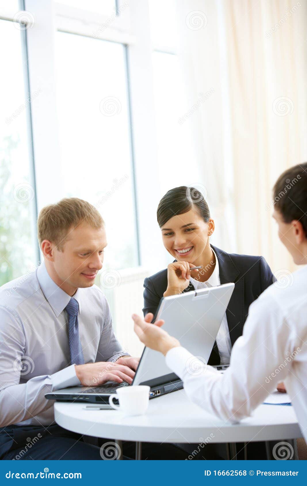 Working together stock photo. Image of meeting, confident - 16662568