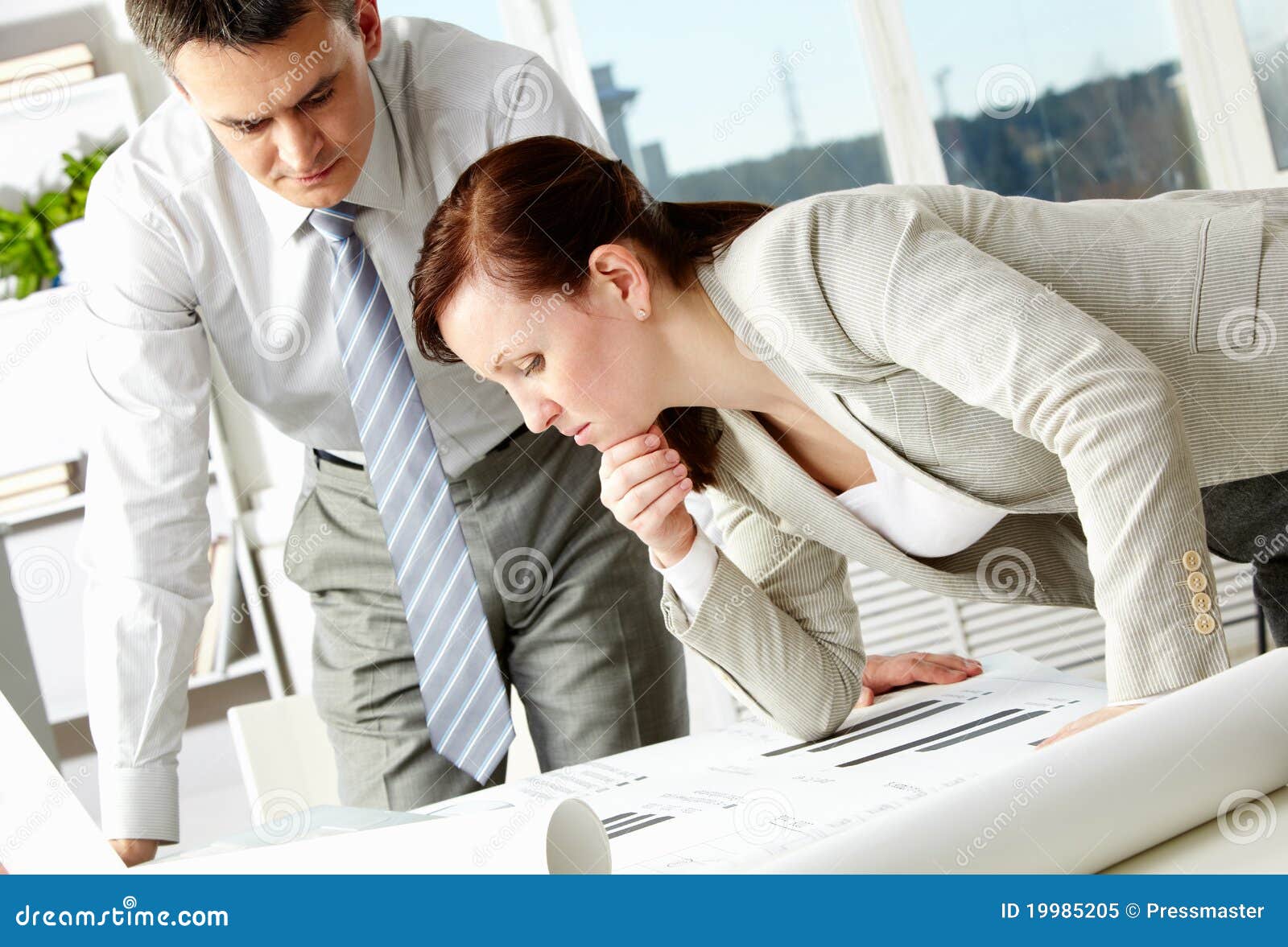 Working together stock image. Image of collar, formal - 19985205