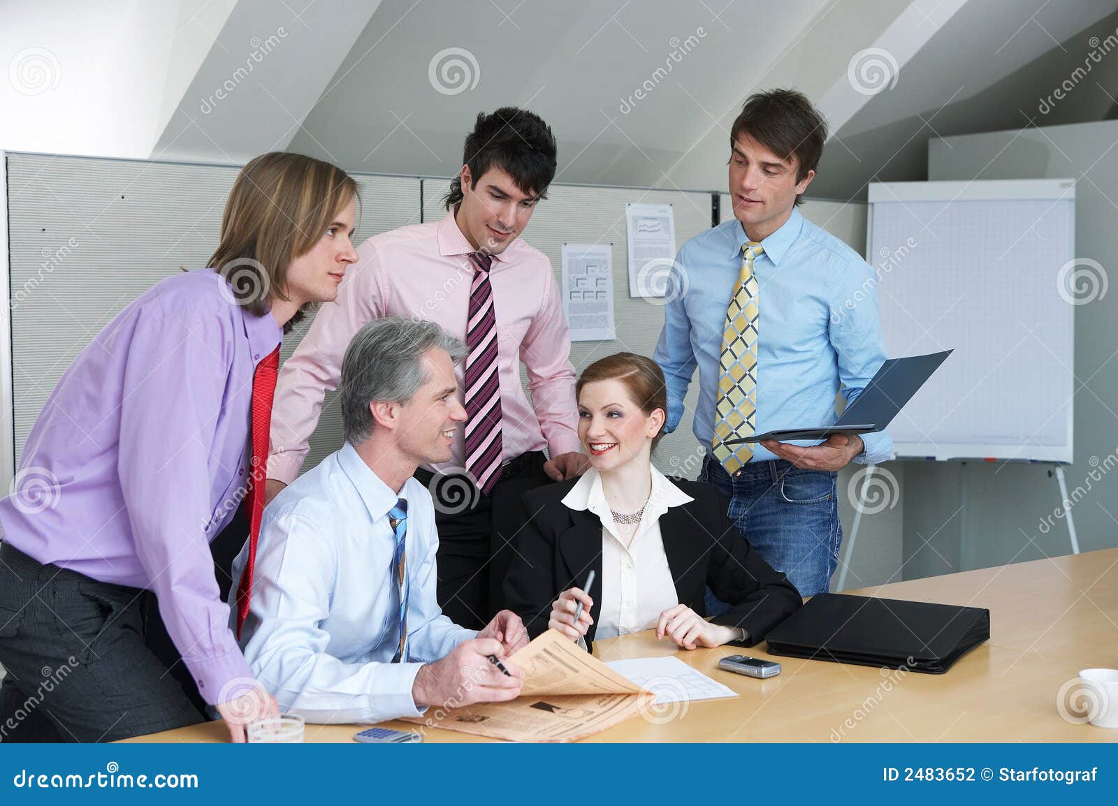 Working together stock photo. Image of clerk, banker, brainstorm - 2483652