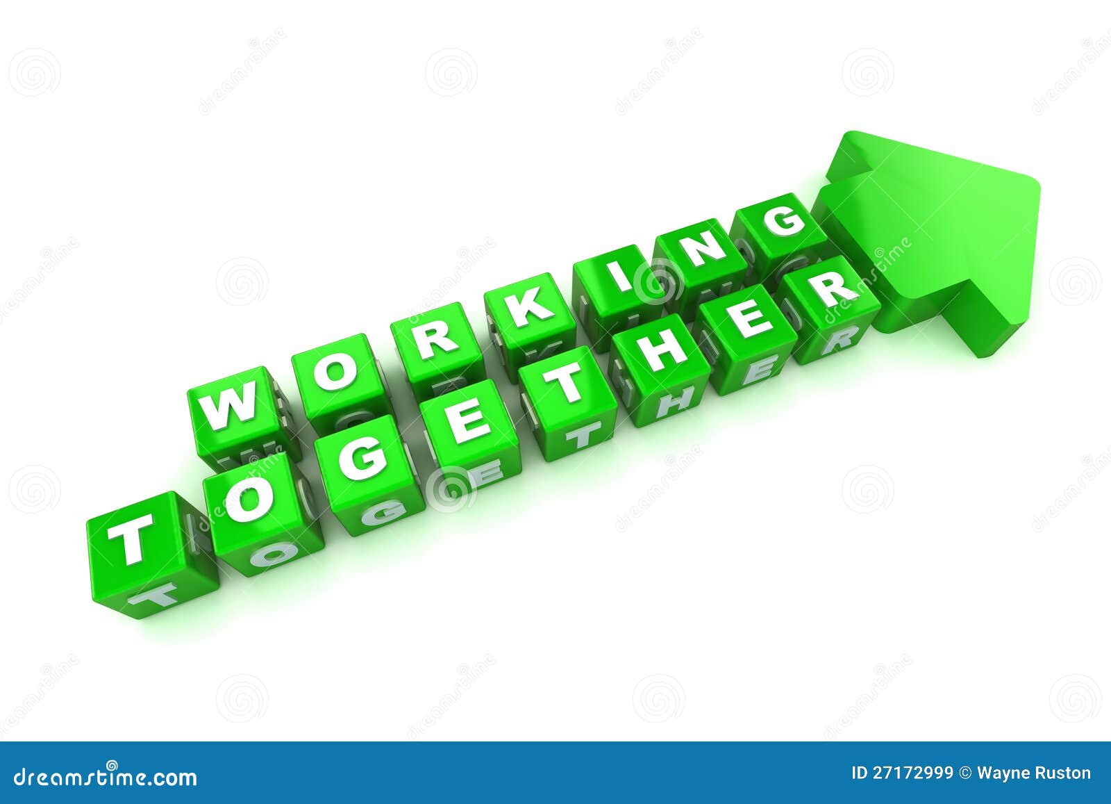 Working Together Royalty Free Stock Images - Image: 27172999