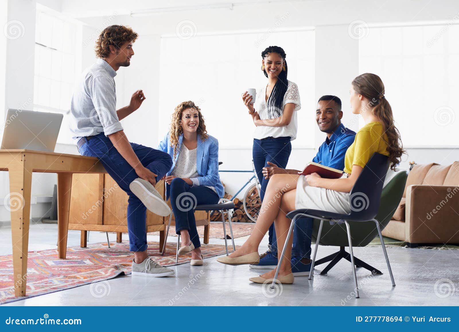 Working Together for Better Results. Young People Chatting in the ... Working Together for Better Results. Young People Chatting in the ...