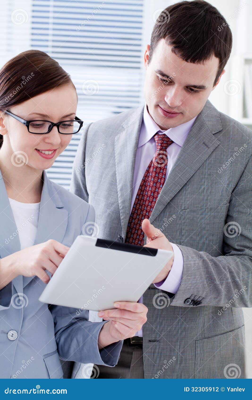 Working together stock photo. Image of digital, manager - 32305912