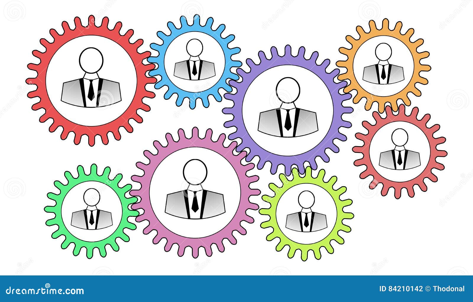 Working together concept stock illustration. Illustration of teamwork ...