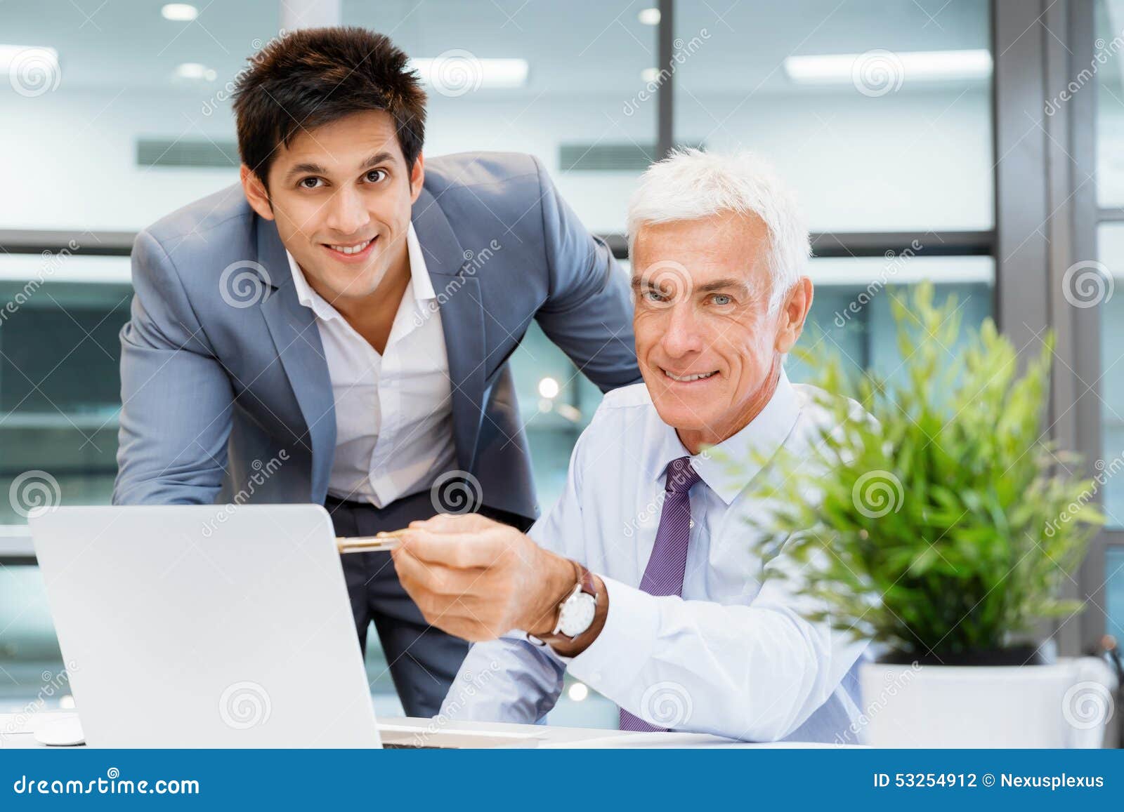 Working Together Effectively Stock Photo - Image of happy, desk: 53254912