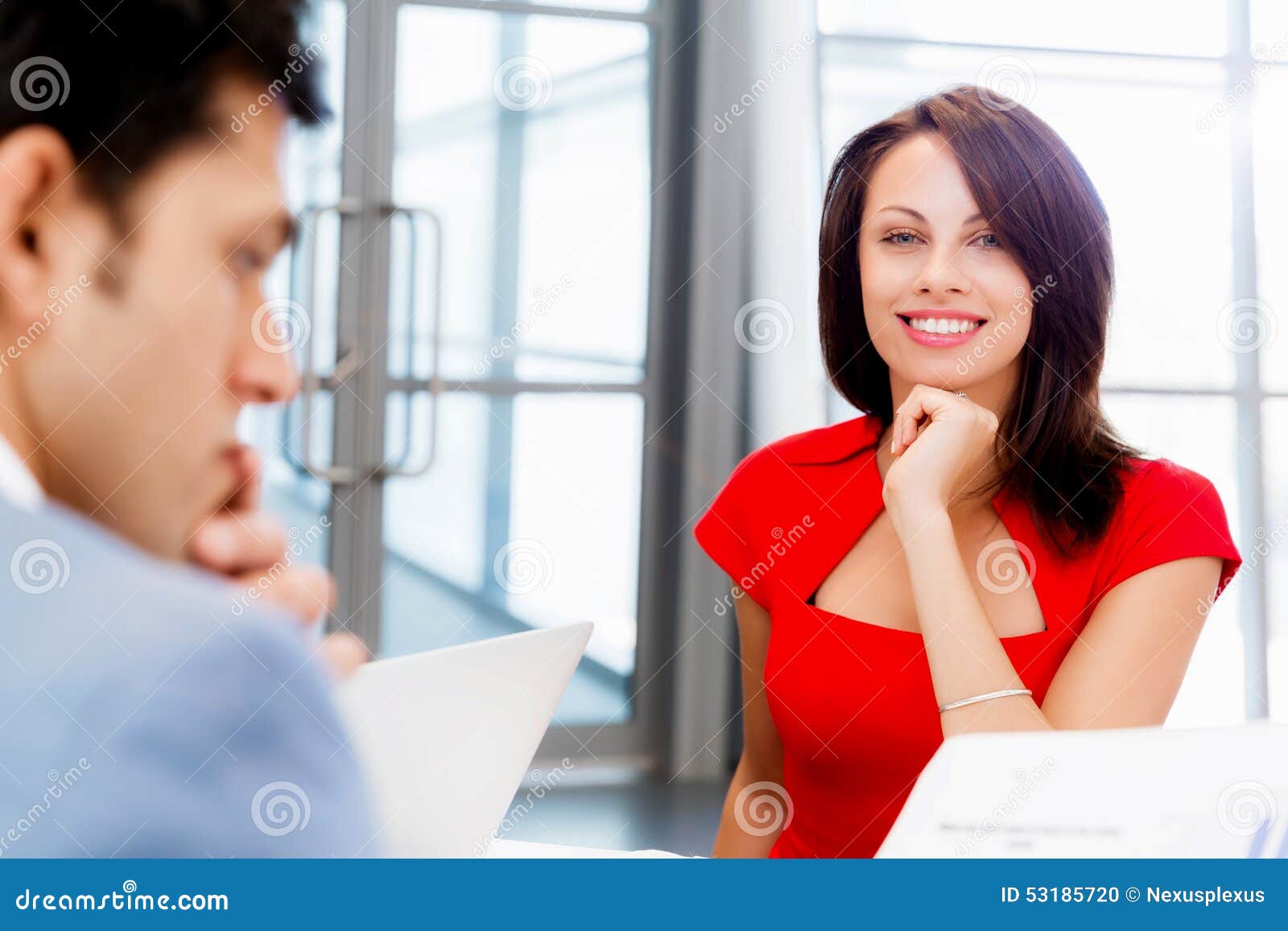 Working Together Effectively Stock Photo - Image of explaining, office ...