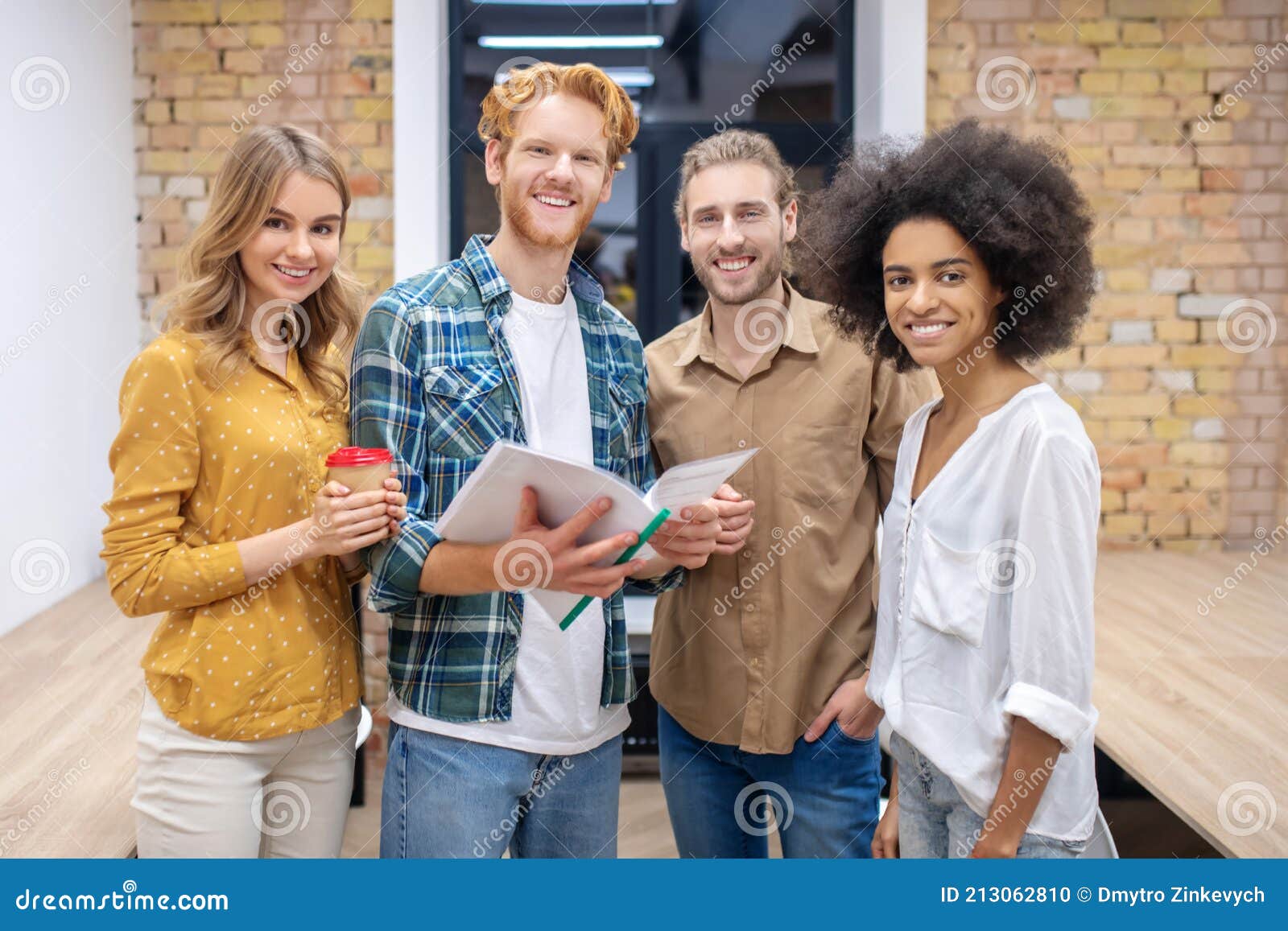 Group of Young Professionals Working on the Project Together Stock ...