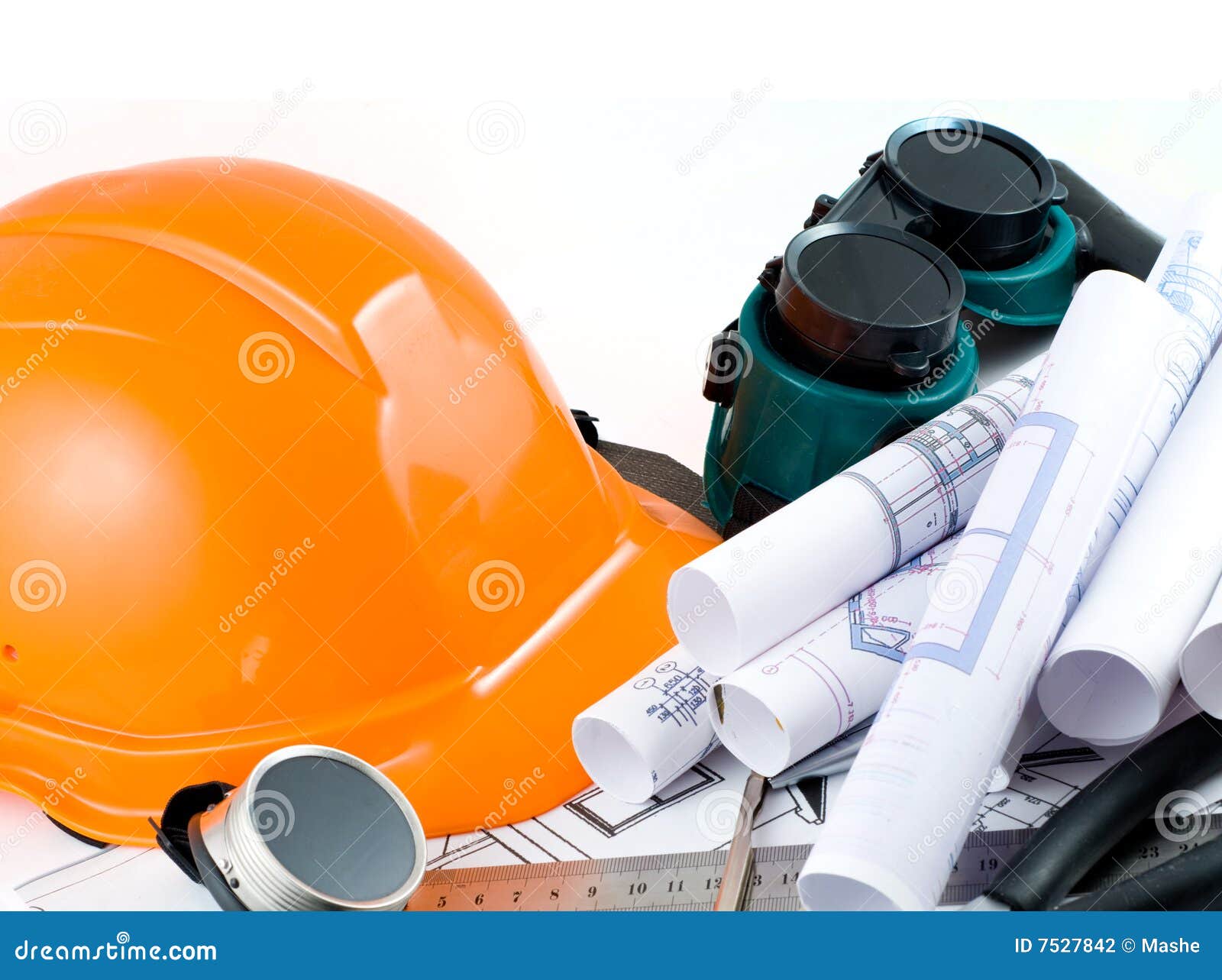 Working tools stock photo. Image of draft, dimensions - 7527842