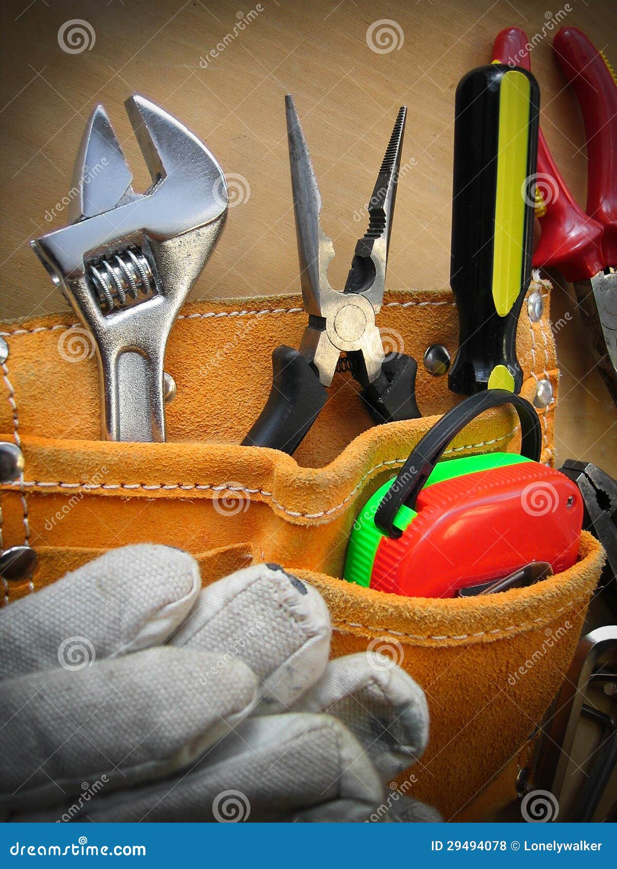 Working Tools Background stock photo. Image of gloves - 29494078