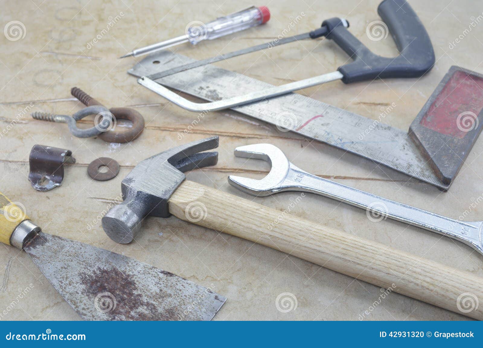 Working tools stock photo. Image of workshop, instrument - 42931320