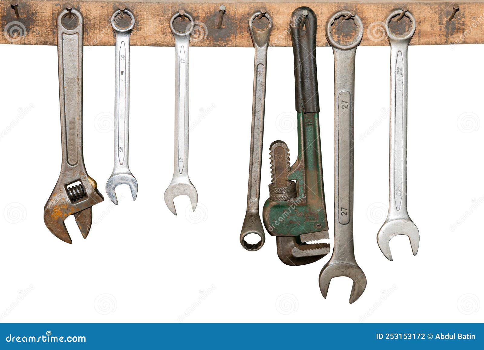 Working Tools on White Background Stock Photo - Image of white, tools ...
