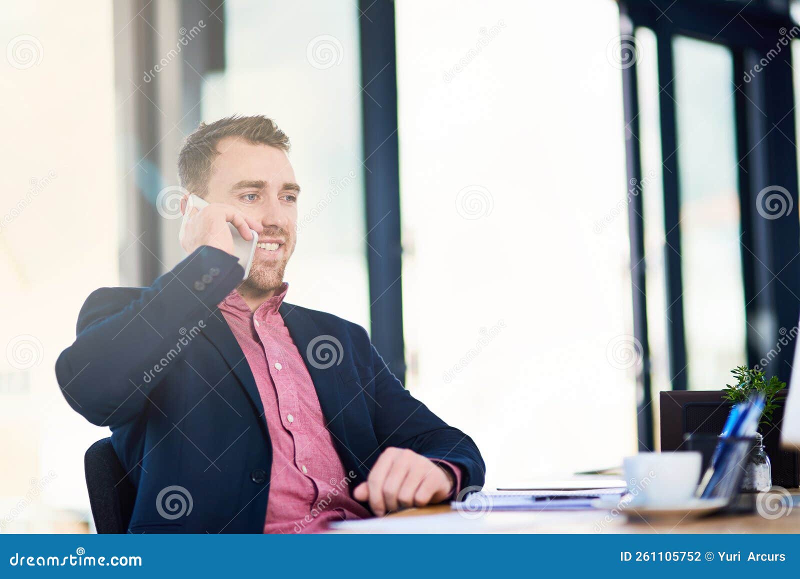 Working Towards a Successful Business. Corporate People Working in a ...