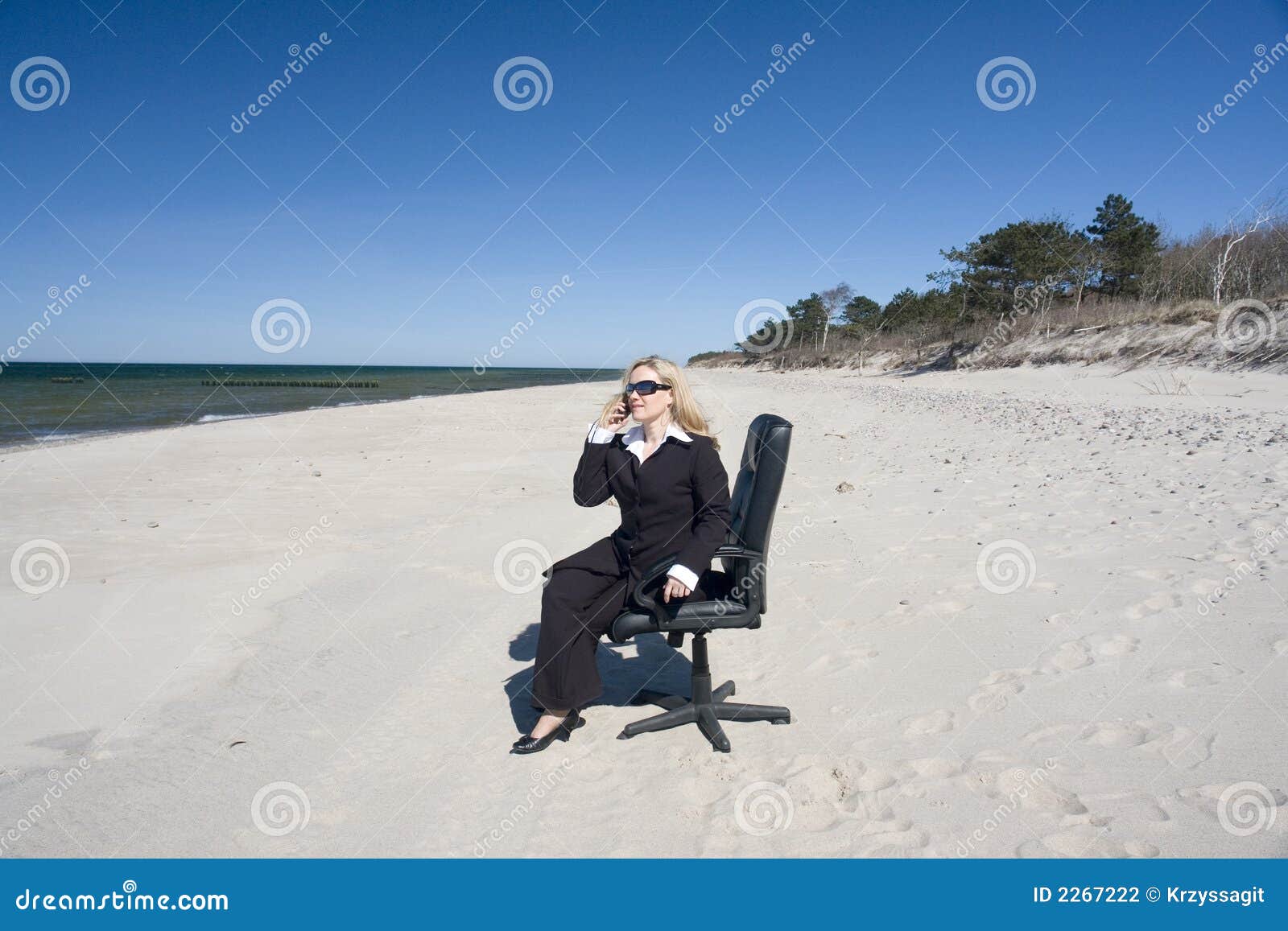 Working vacation stock photo. Image of setting, black - 2267222