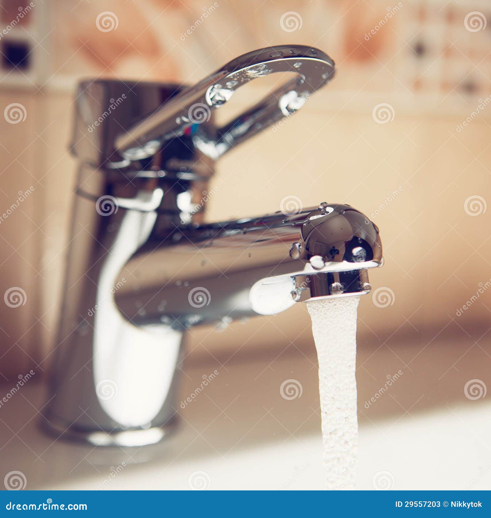 Working water tap stock image. Image of indoors, fall - 29557203