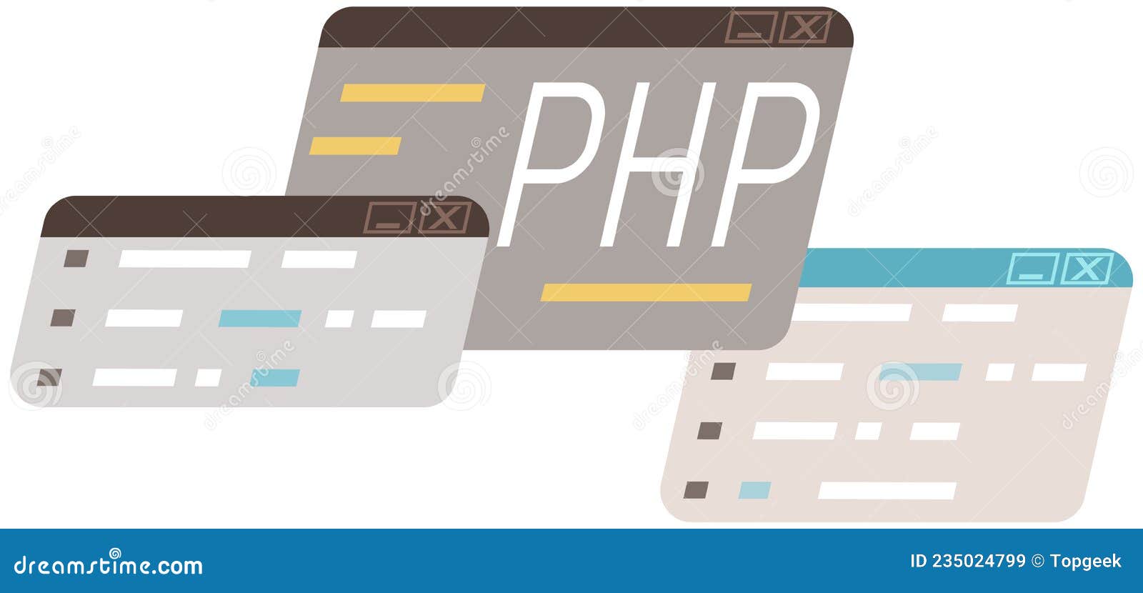 Working On Web Development Concept Of Script Coding And Programming In Php Javascript Python