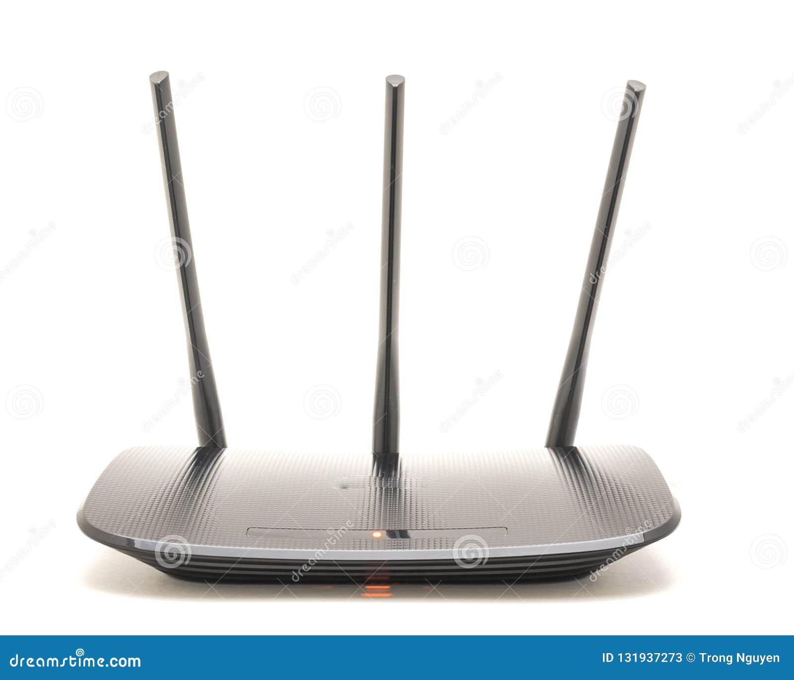 Working Wireless Router Cable Modem with Connection Status Light Stock ...