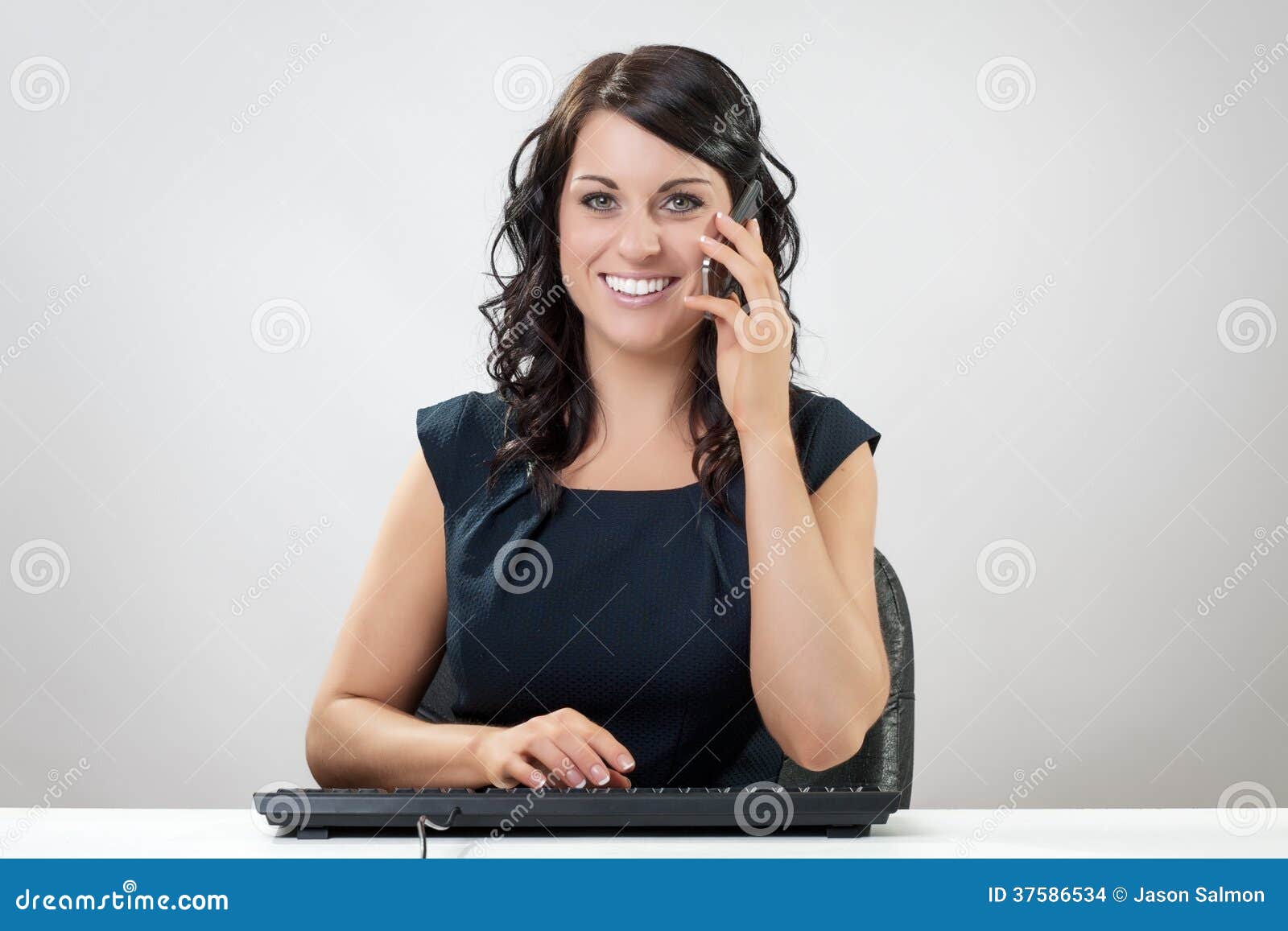 Working woman stock photo. Image of profession, happy - 37586534