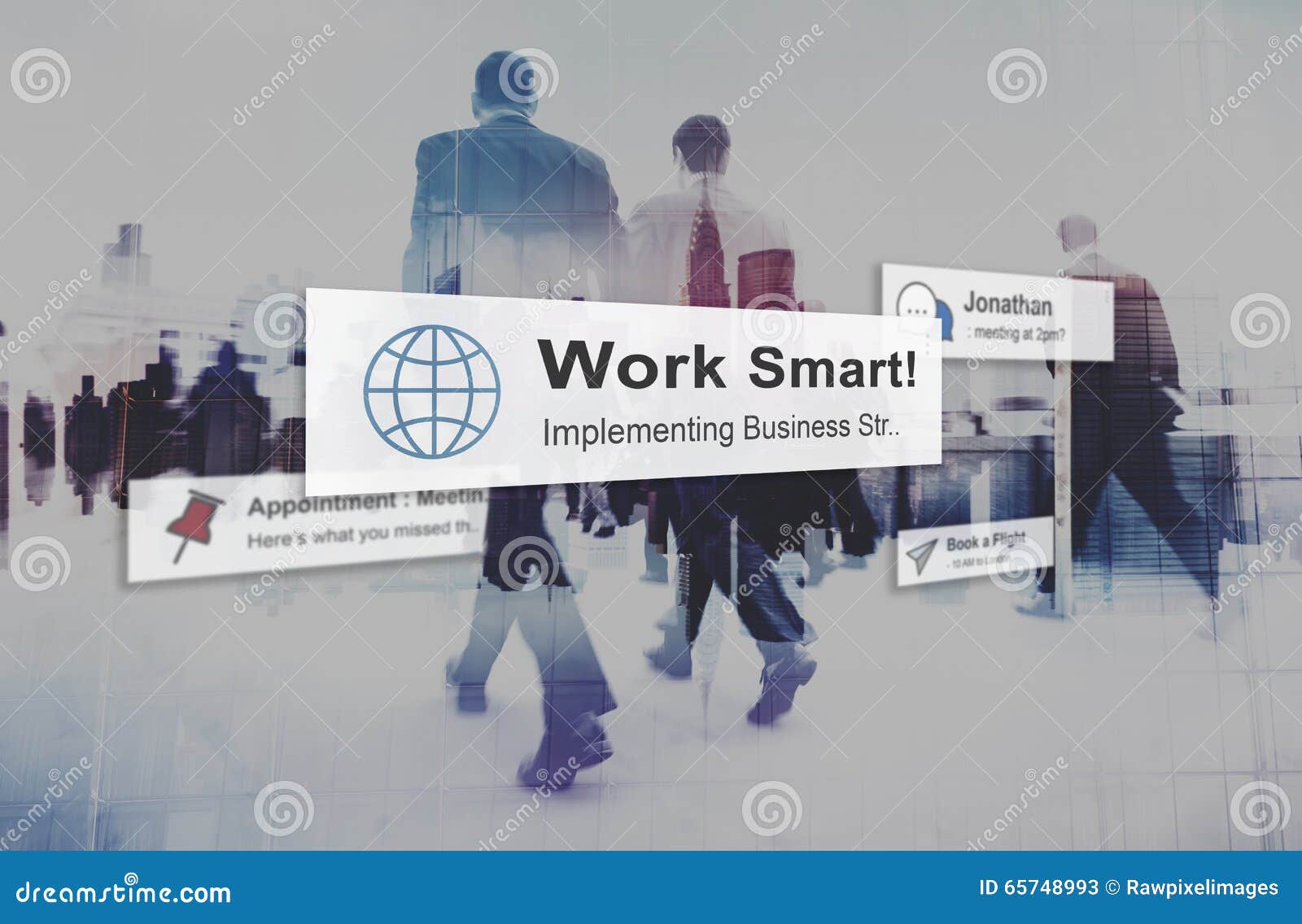 Working Work Effective Productive Step Planning Concept Stock Image ...