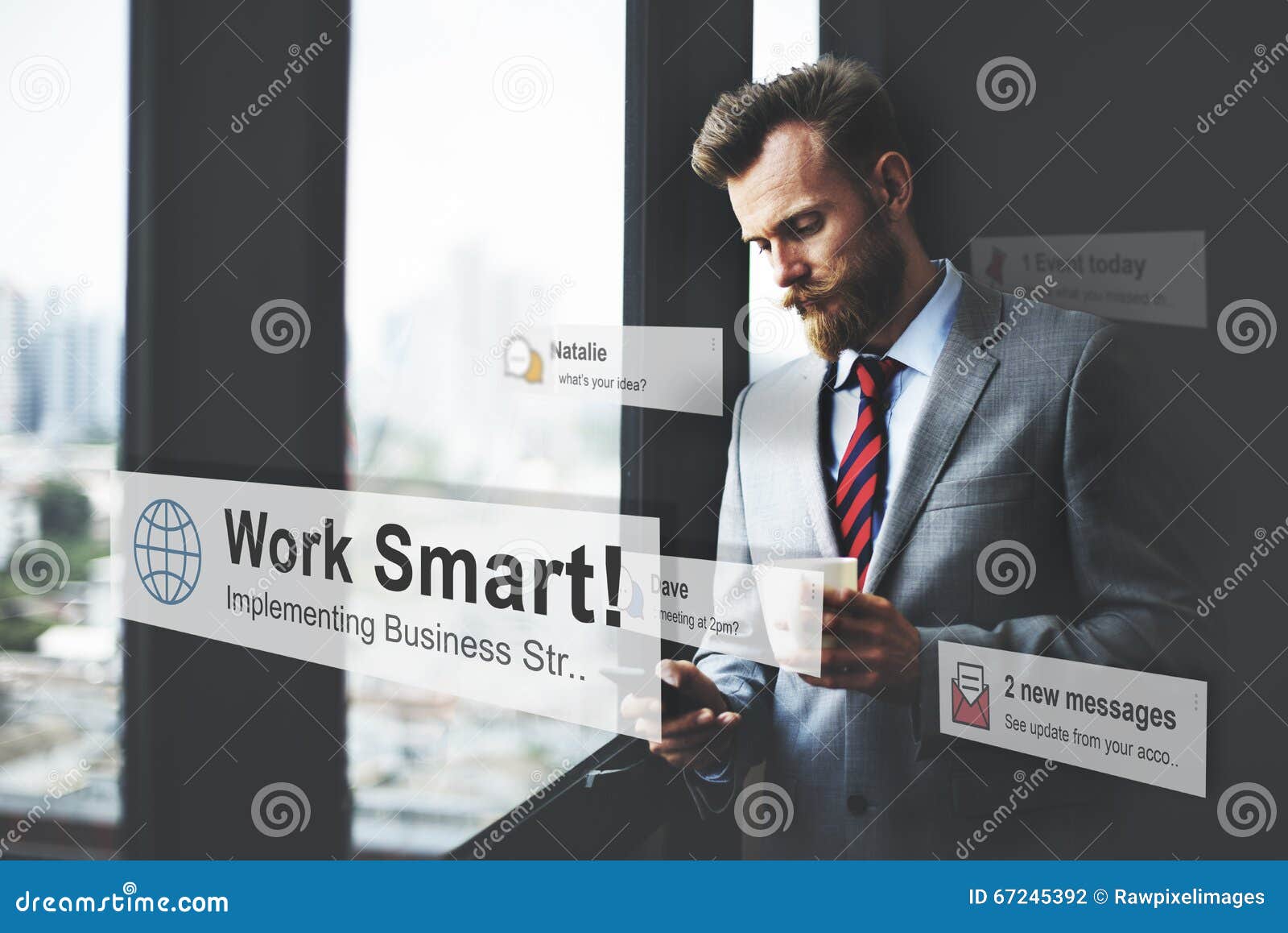 Working Work Effective Productive Step Planning Concept Stock Photo ...