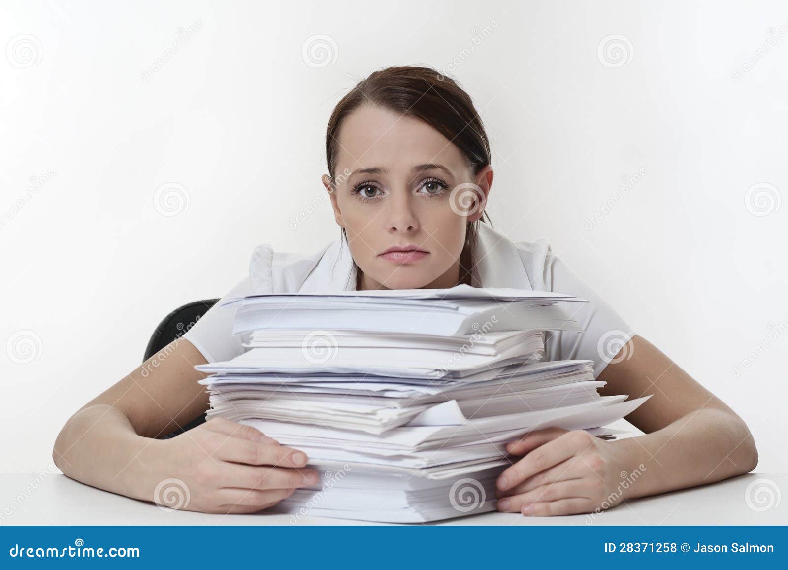 Workload stock photo. Image of stack, exhaustion, paperwork - 28371258