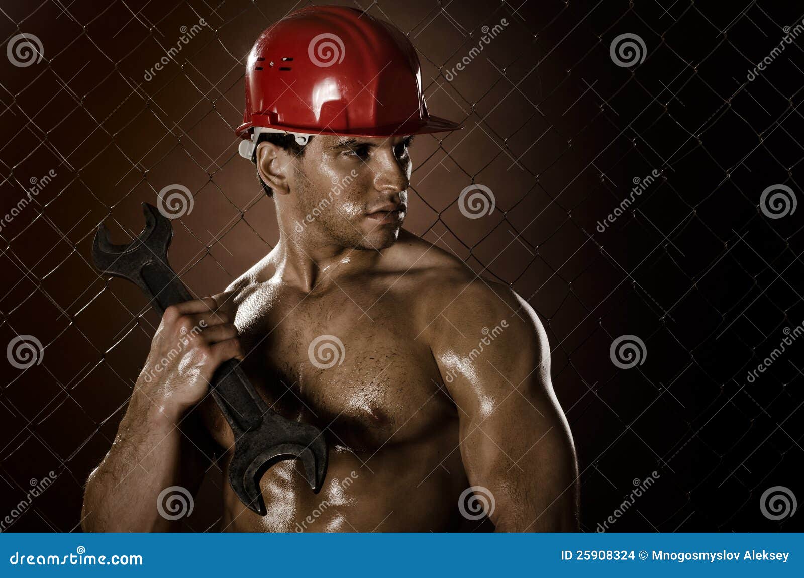 Workman stock photo. Image of fitter, assembler, athletic - 25908324