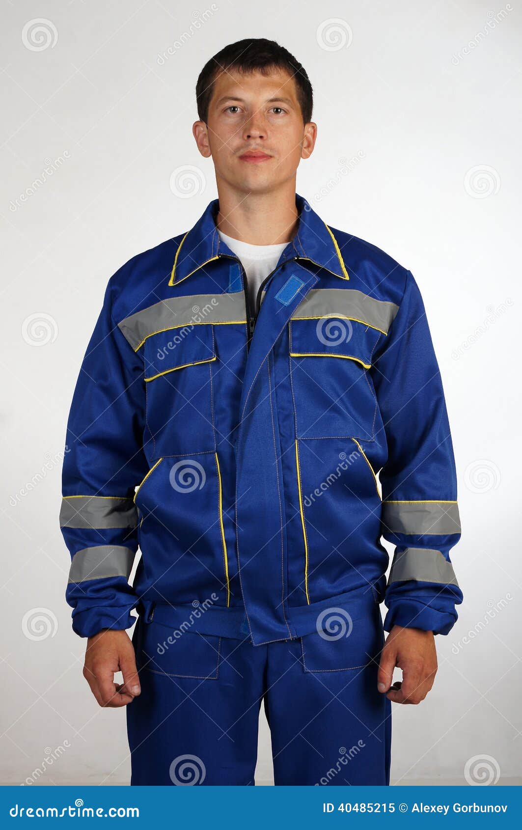 Workman stock image. Image of fitter, work, studio, boilersuit - 40485215
