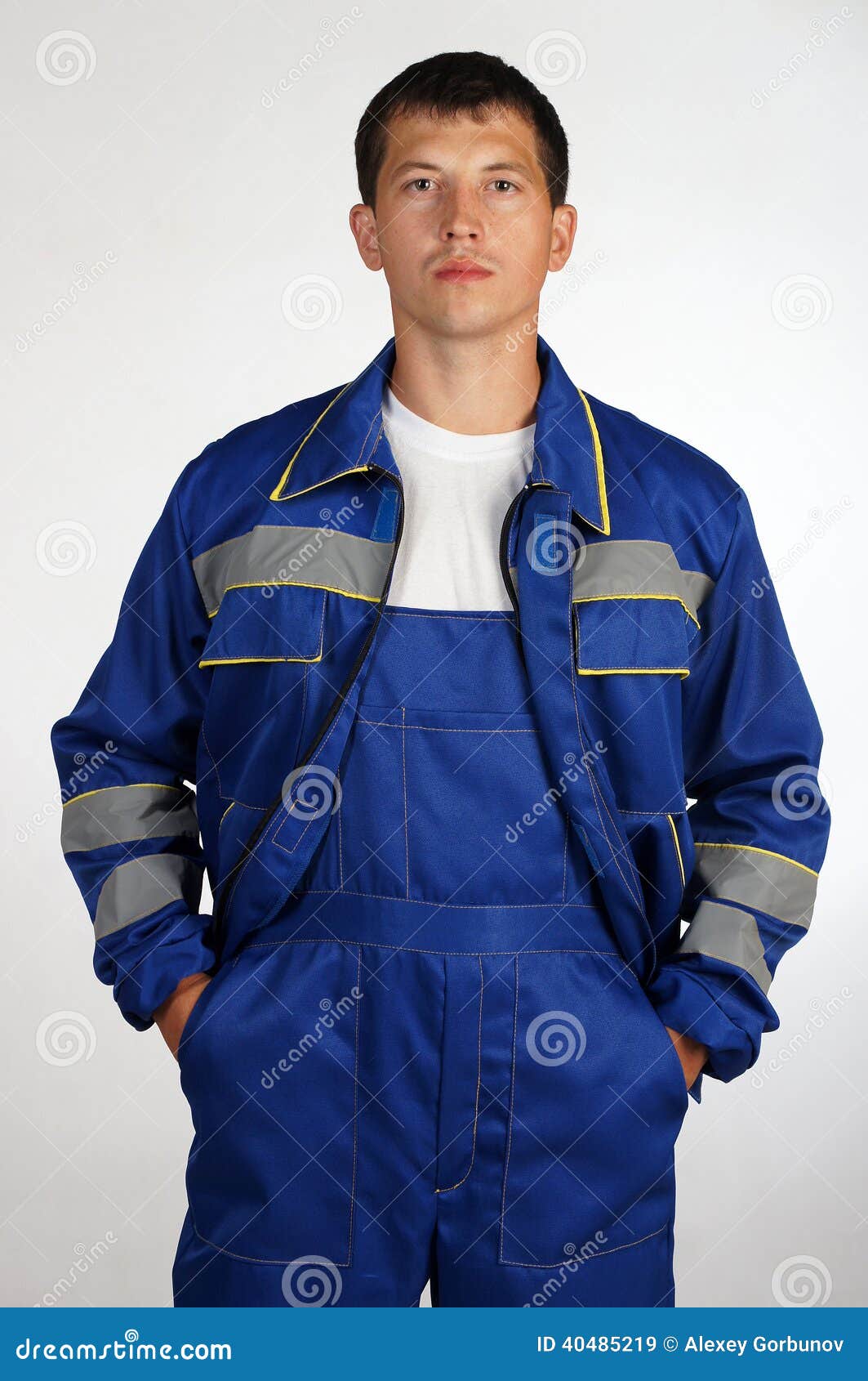 Workman stock image. Image of smock, picker, workman - 40485219