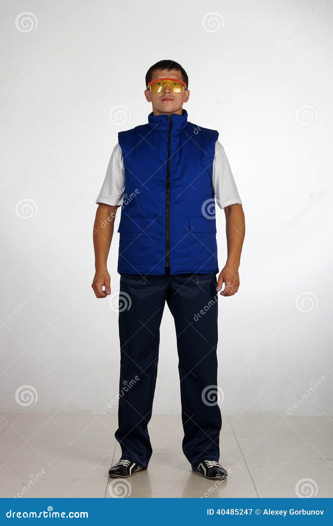 Workman stock image. Image of clothes, boilersuit, smock - 40485247