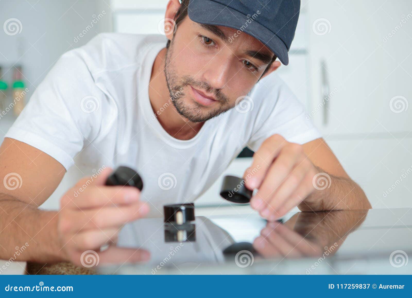 Workman Holding Axe Stock Photo | CartoonDealer.com #18796848