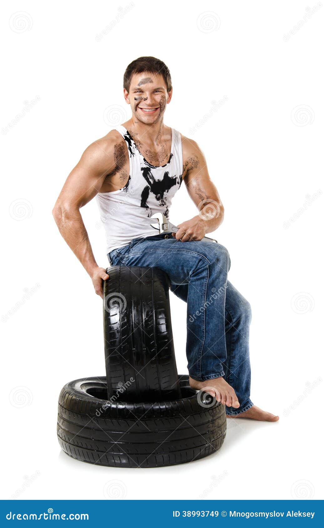 Workman stock image. Image of pleasure, handsome, autoservice - 38993749