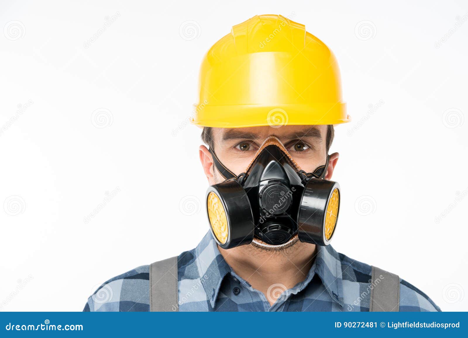 Workman in Protective Workwear Stock Image - Image of foreman, work ...
