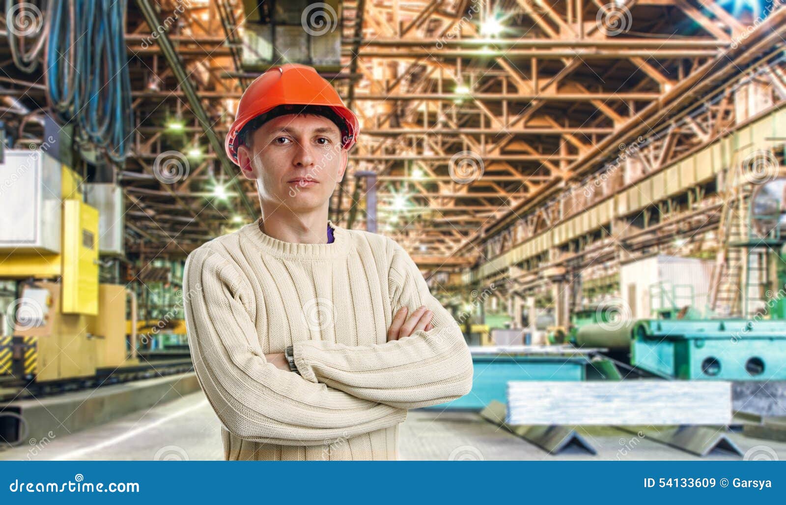 Workman stock image. Image of manufacturing, cutting - 54133609