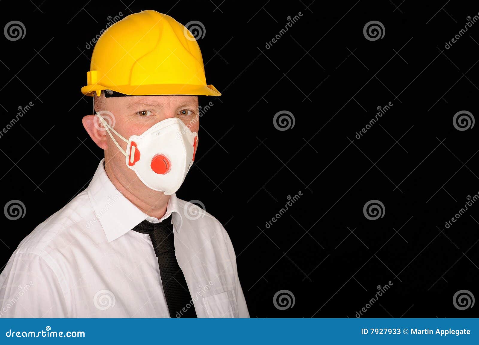 Workman wearing mask stock image. Image of aged, worker - 7927933
