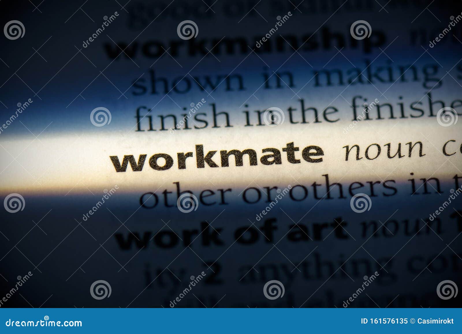 Workmate stock image. Image of meaning, reference, education - 161576135