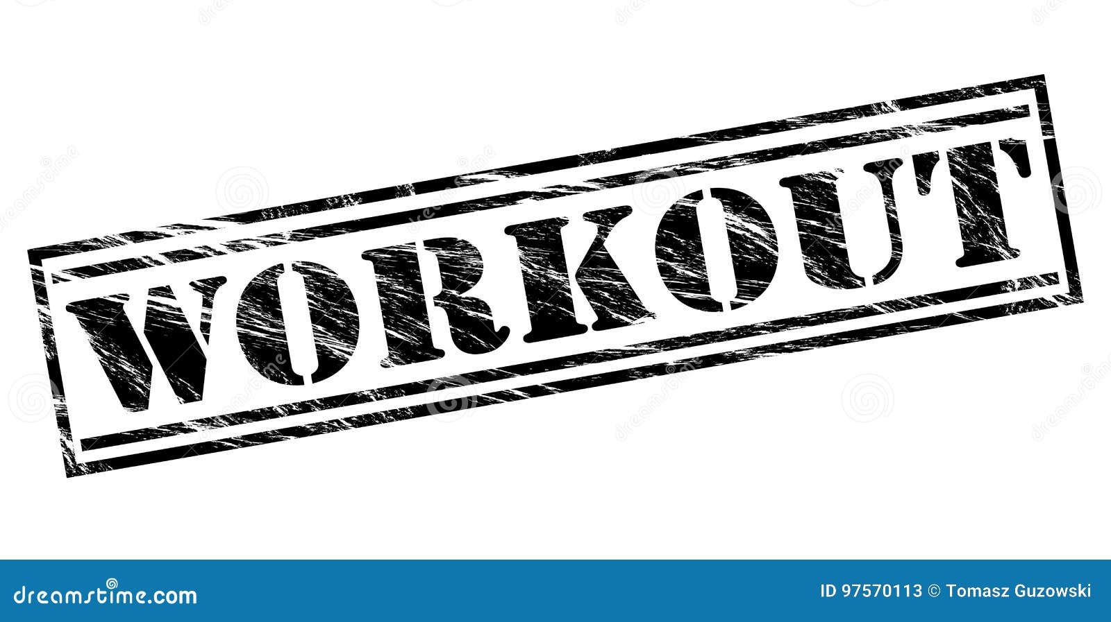 Workout black stamp stock illustration. Illustration of isolated - 97570113