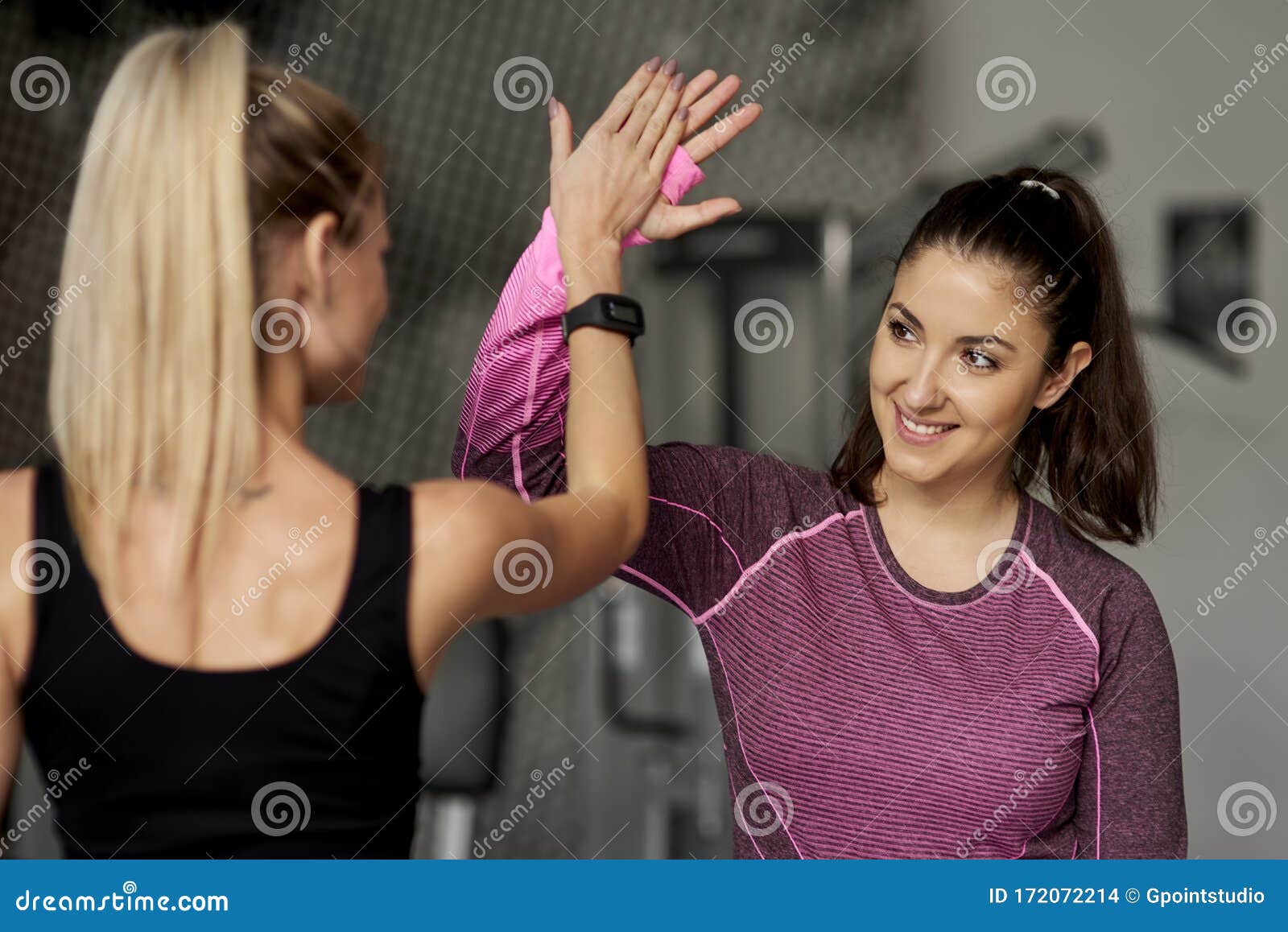 Workout with Personal Instructor at Gym Stock Photo - Image of exercise ...