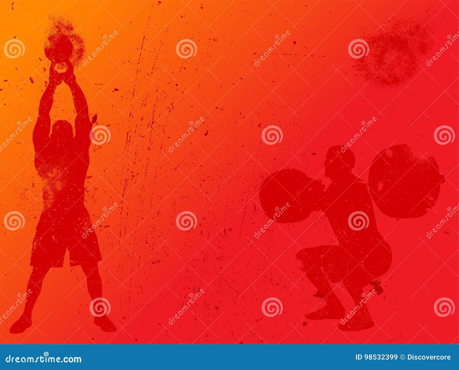 Workout Presentation Background Stock Vector - Illustration of situp ...