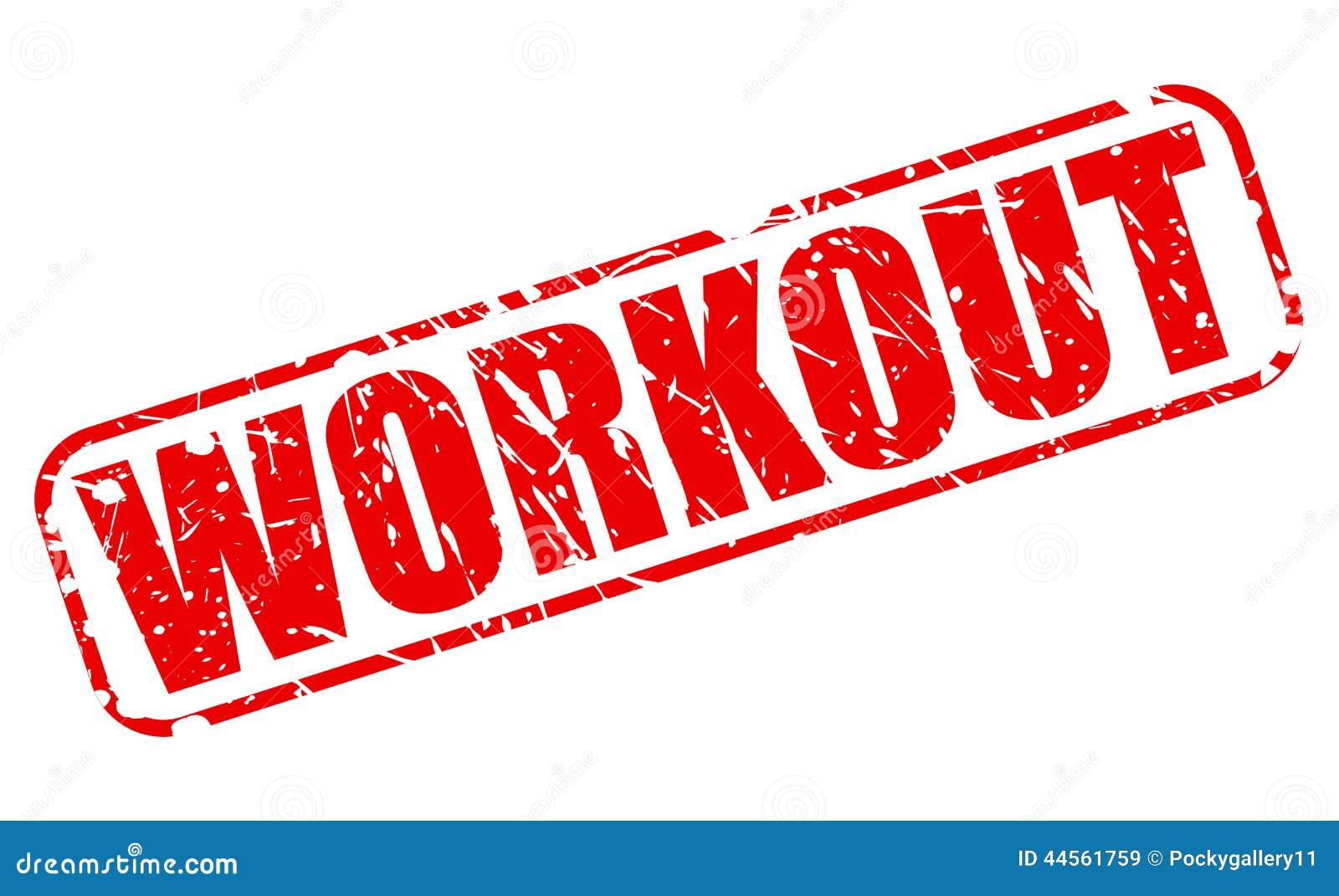 Workout red stamp text stock vector. Illustration of label - 44561759
