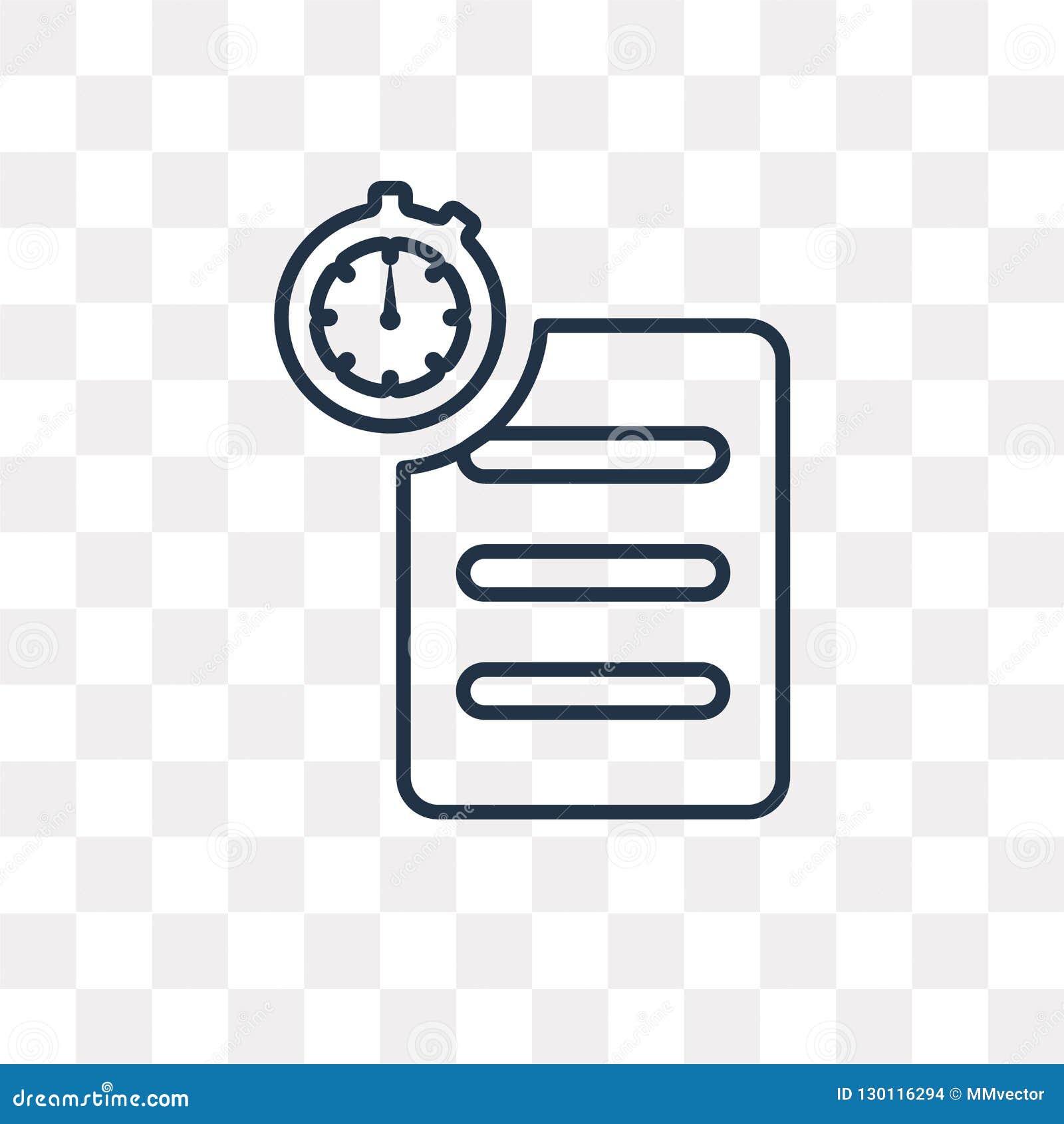 Workout Vector Icon Isolated on Transparent Background, Linear W Stock ...