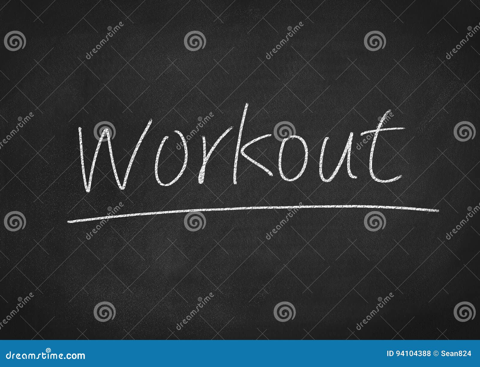 Workout stock photo. Image of blackboard, chalkboard - 94104388