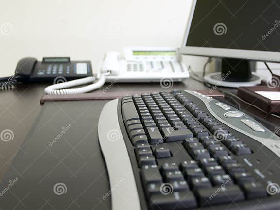 Workplace stock image. Image of business, keypad, telephone - 8690775