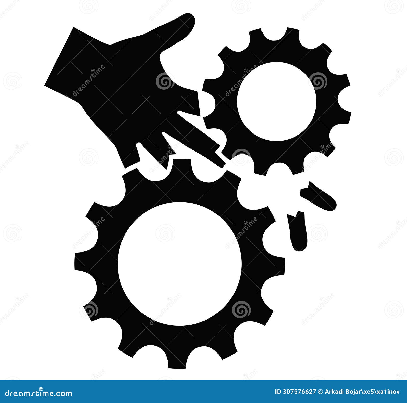 Workplace Accident Icon, Injury at Work Hazard Sign Stock Vector ...