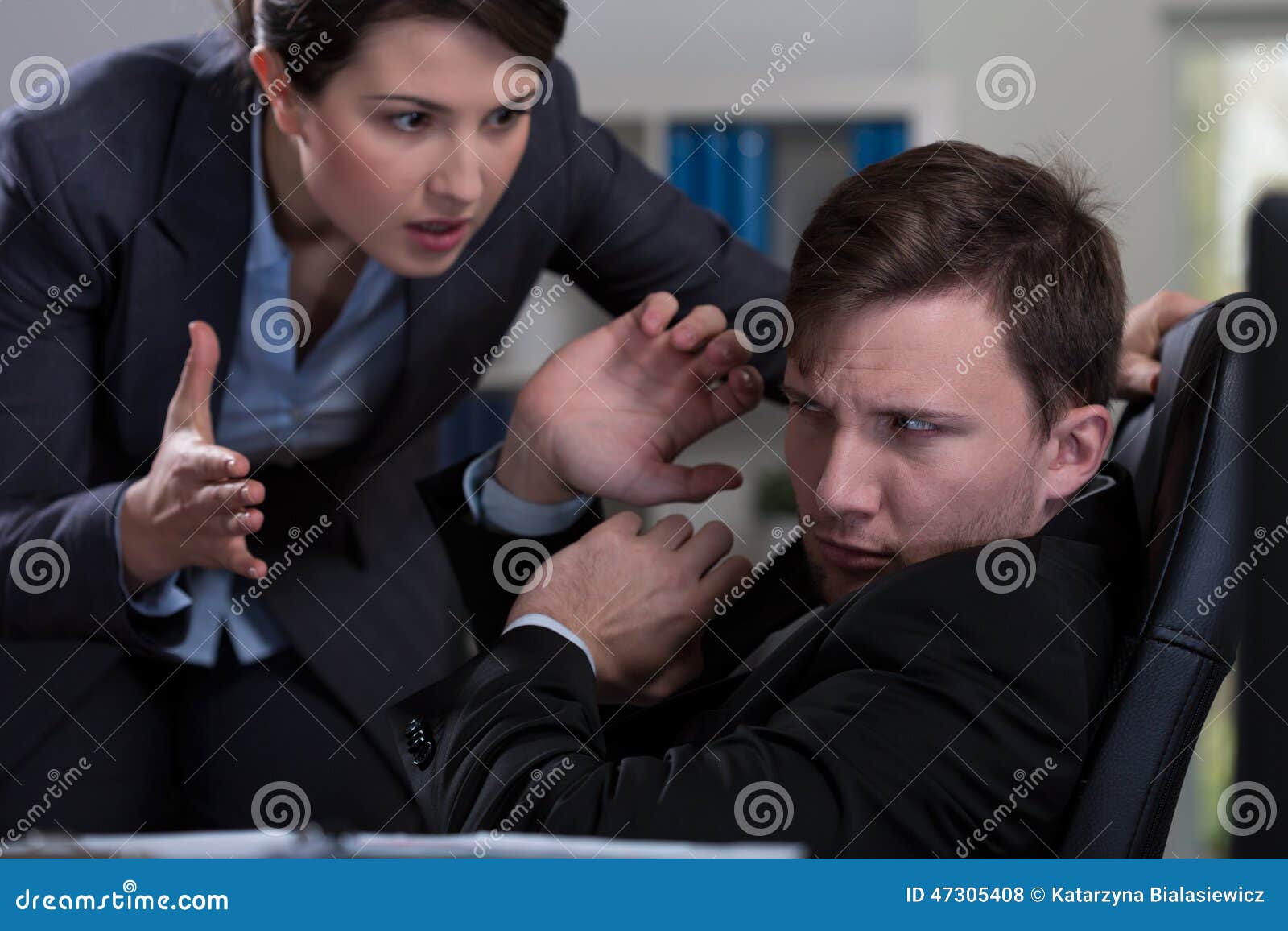 Workplace bullying stock photo. Image of male, afraid - 47305408