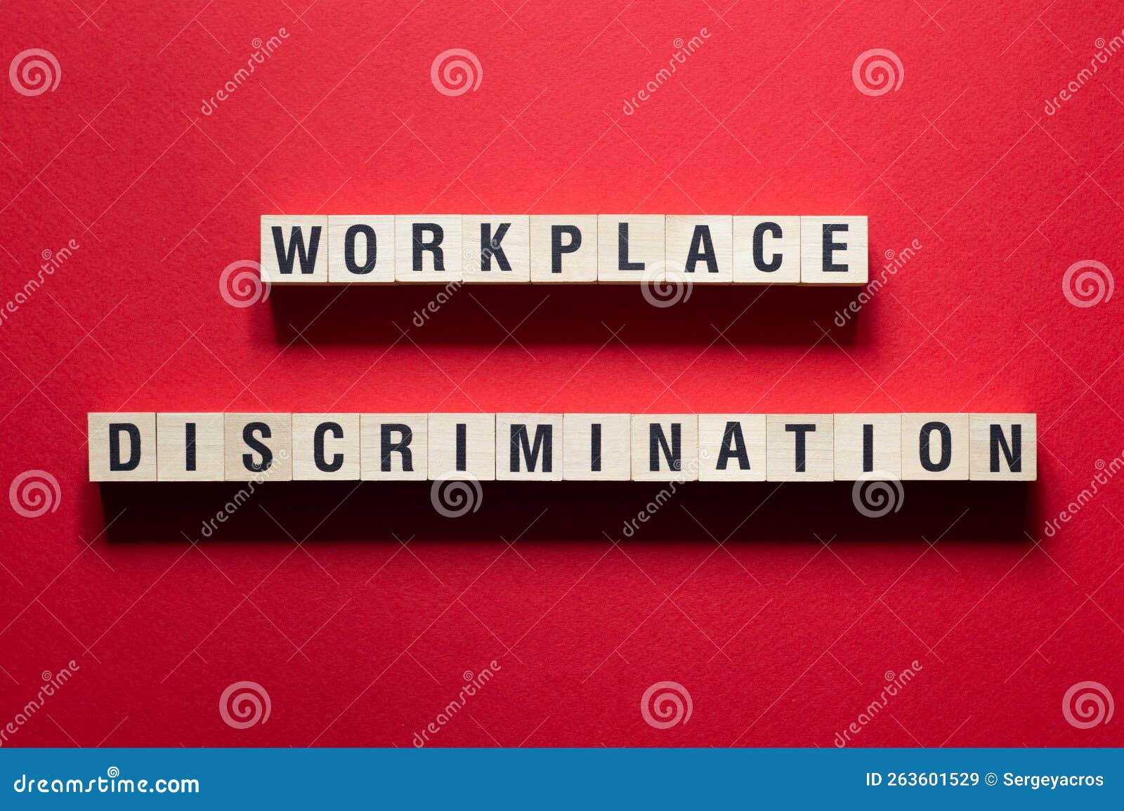 Workplace Discrimination - Word Concept on Cubes,text Stock Image ...