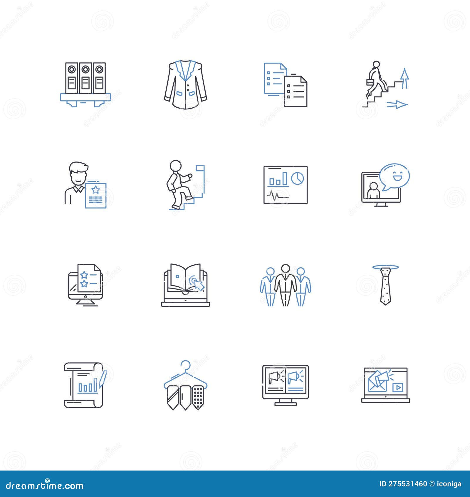 Workplace Diversity Line Icons Collection. Inclusion, Equity ...