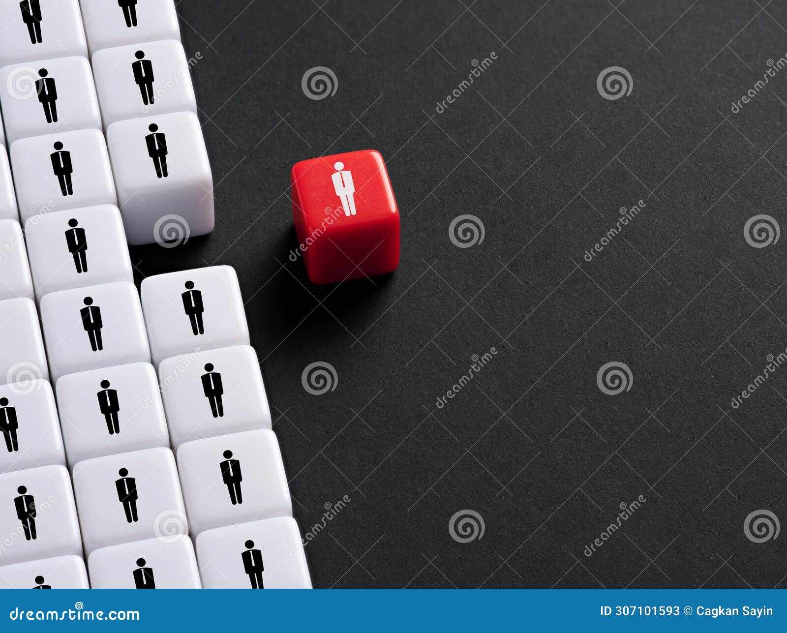 Workplace Exclusion. Exit from the Team or Dismissal from Work Stock ...