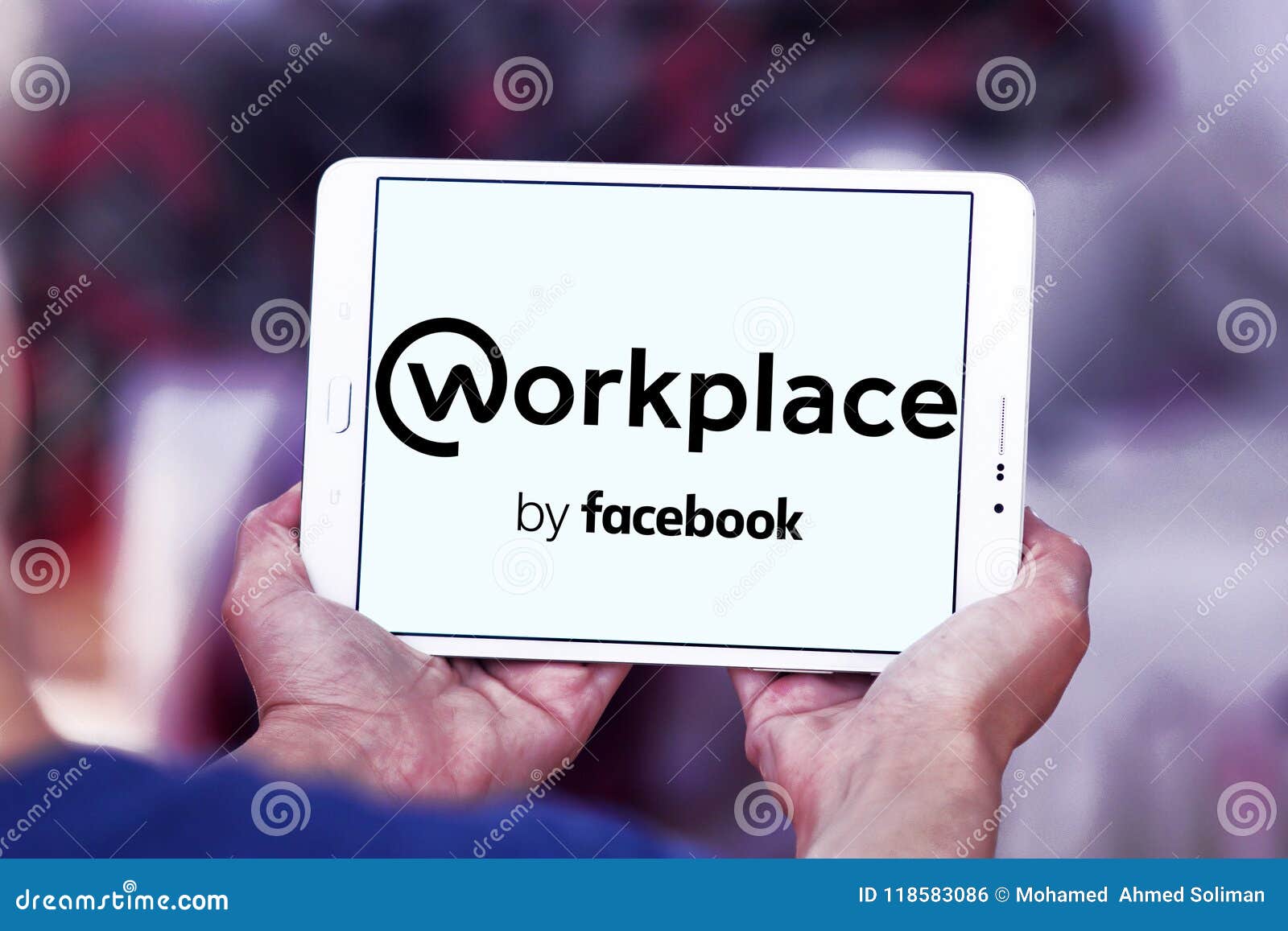 Workplace by Facebook logo editorial photo. Image of features - 118583086