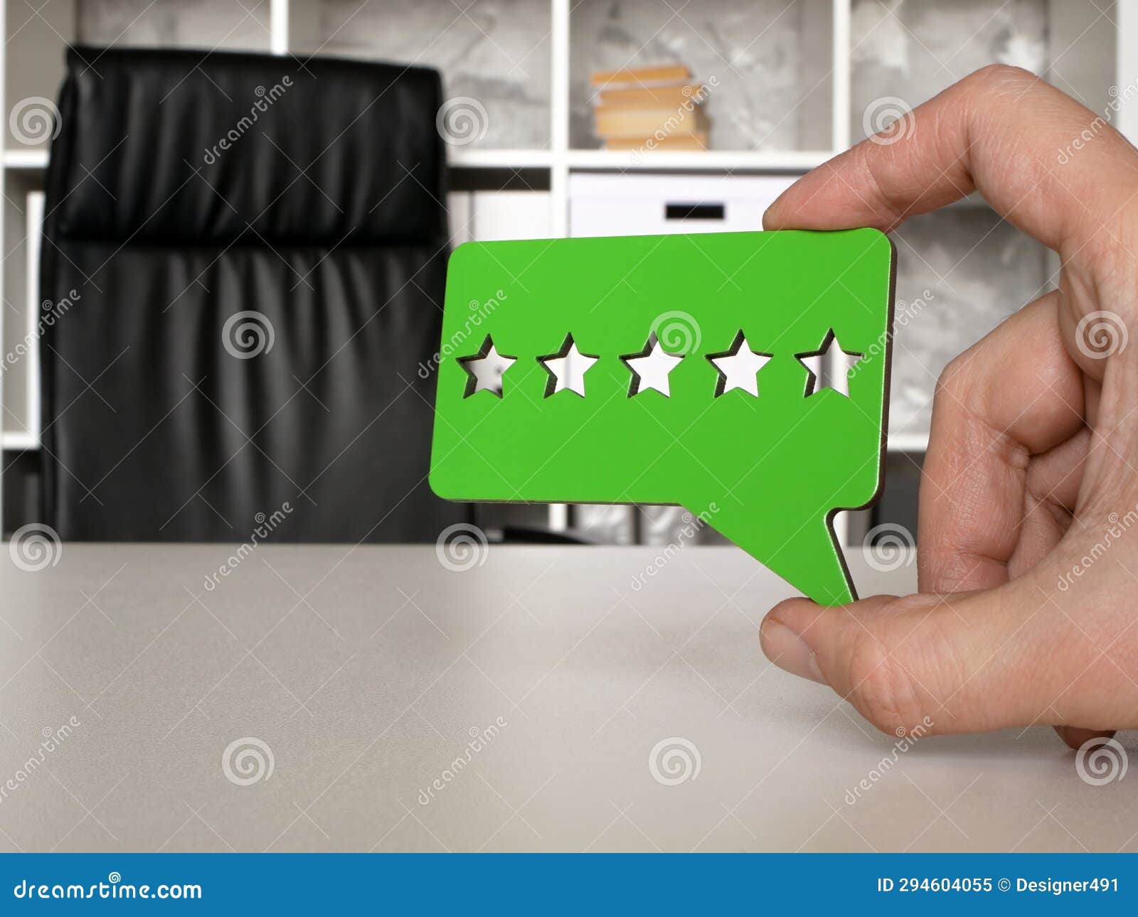 Workplace and Five Stars, Employee Evaluation, Positive Customer ...