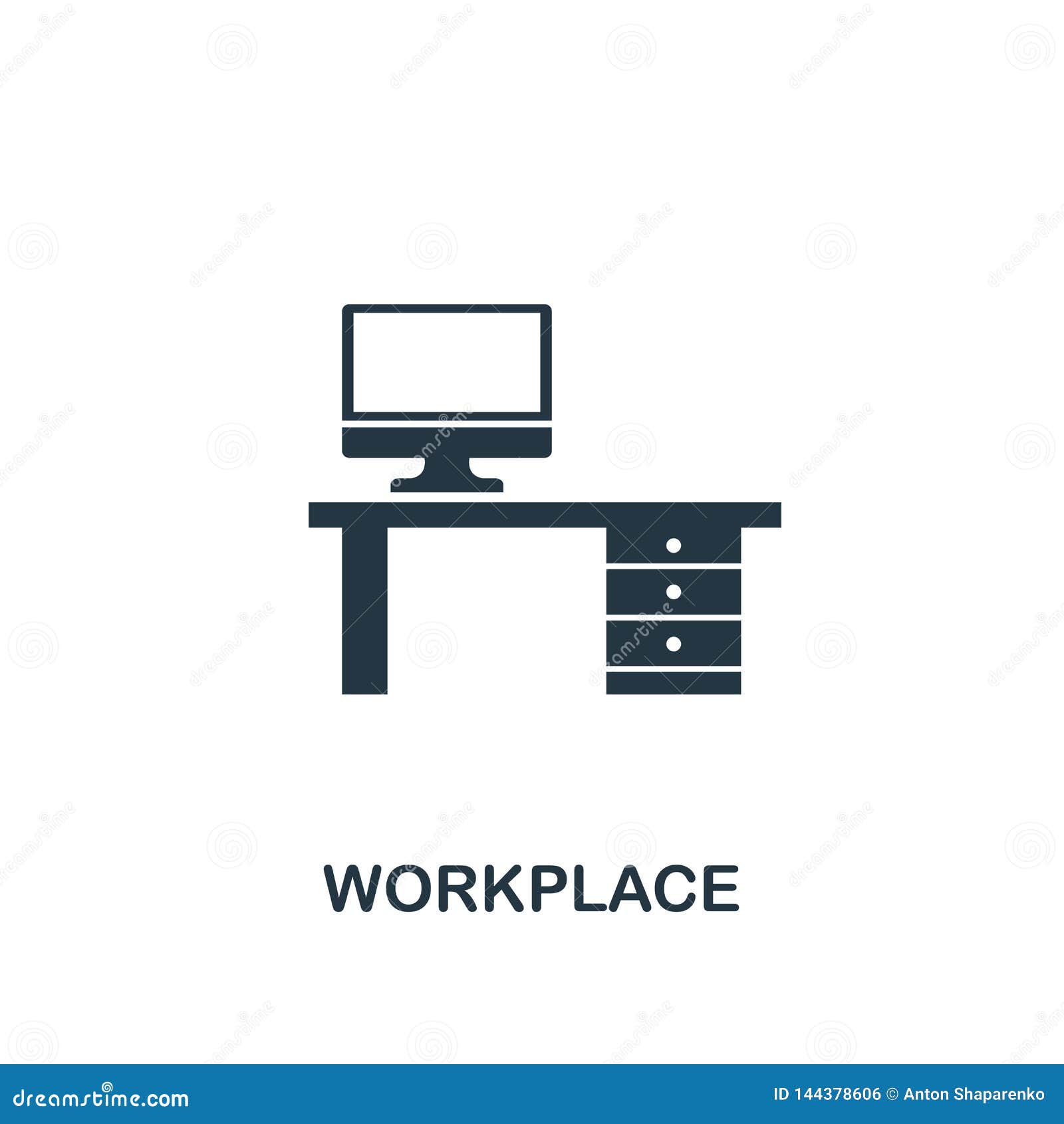 Workplace Icon. Creative Element Design from Productivity Icons ...
