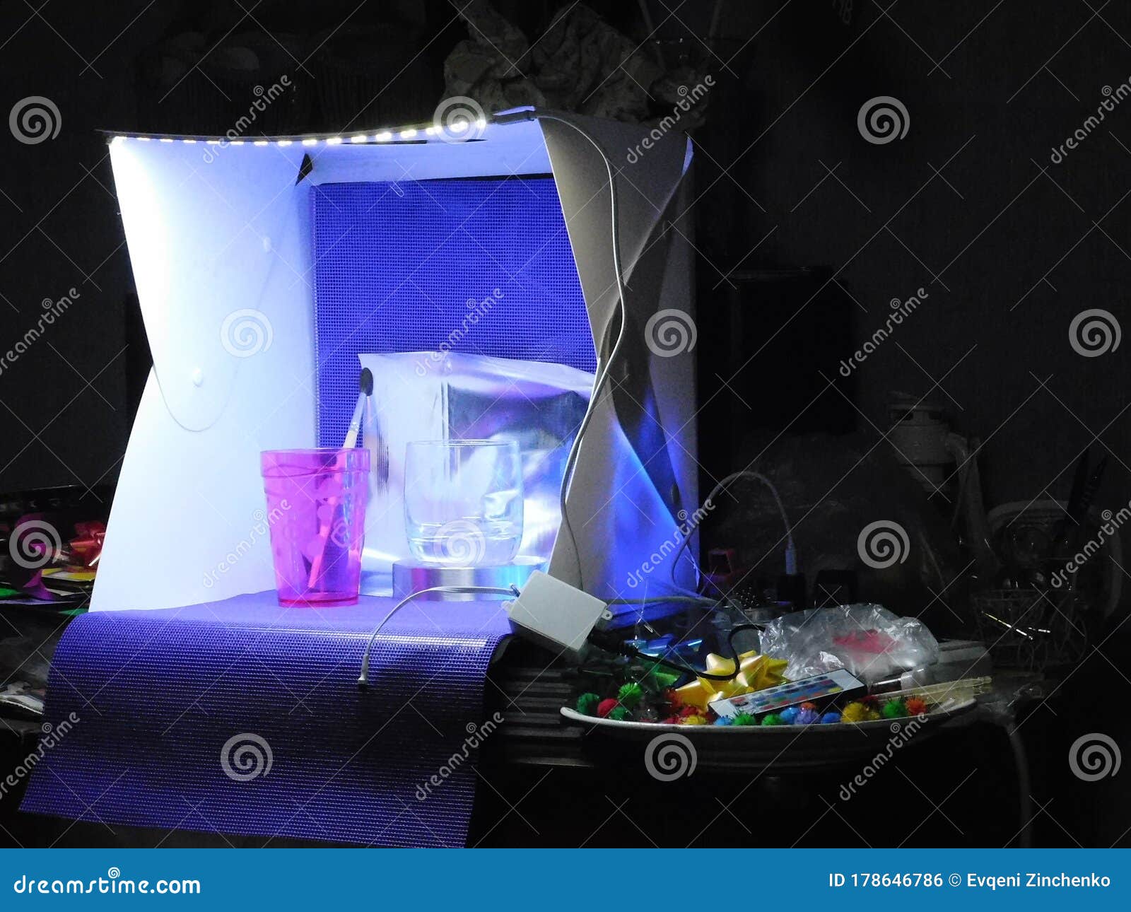 Workplace for Macro Photography Stock Photo - Image of foreground ...